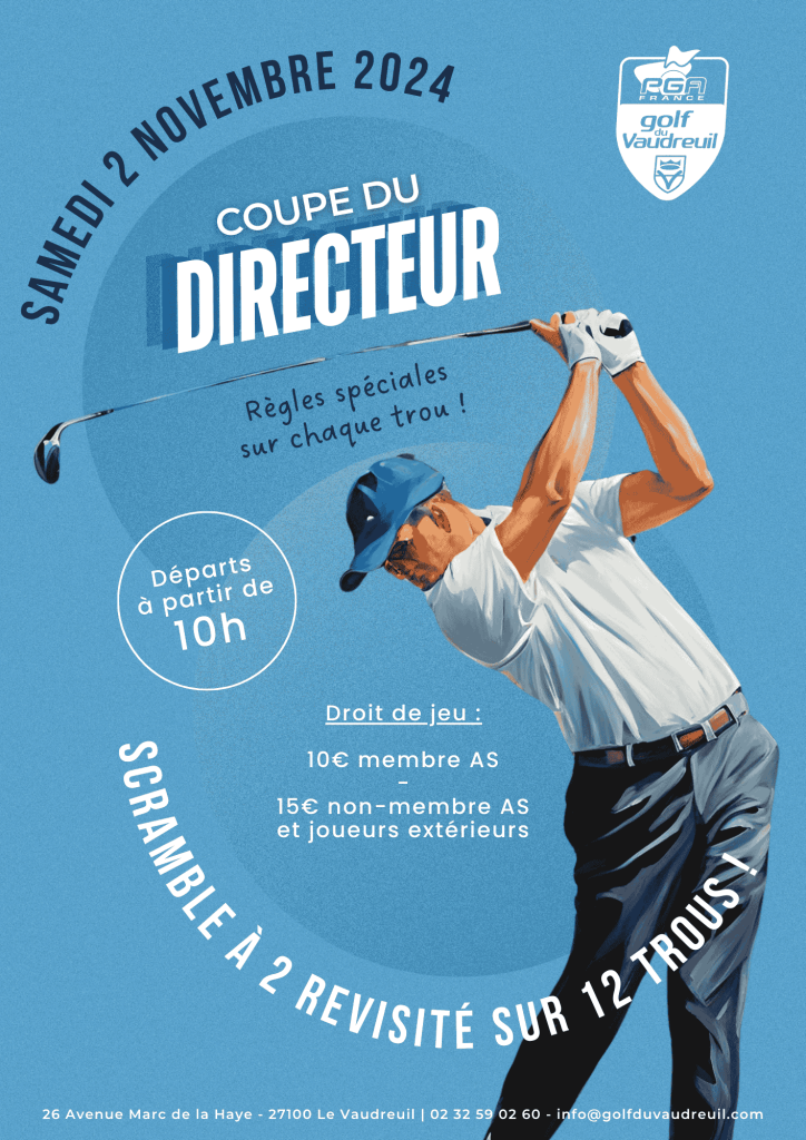 La Coupe du Directeur - Golf PGA France du Vaudreuil
